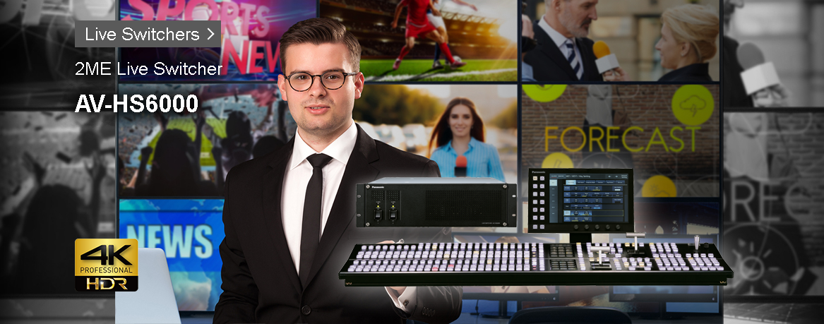 Panasonic 2ME Live Switcher AV-HS6000 - Brisen™ Engenharia